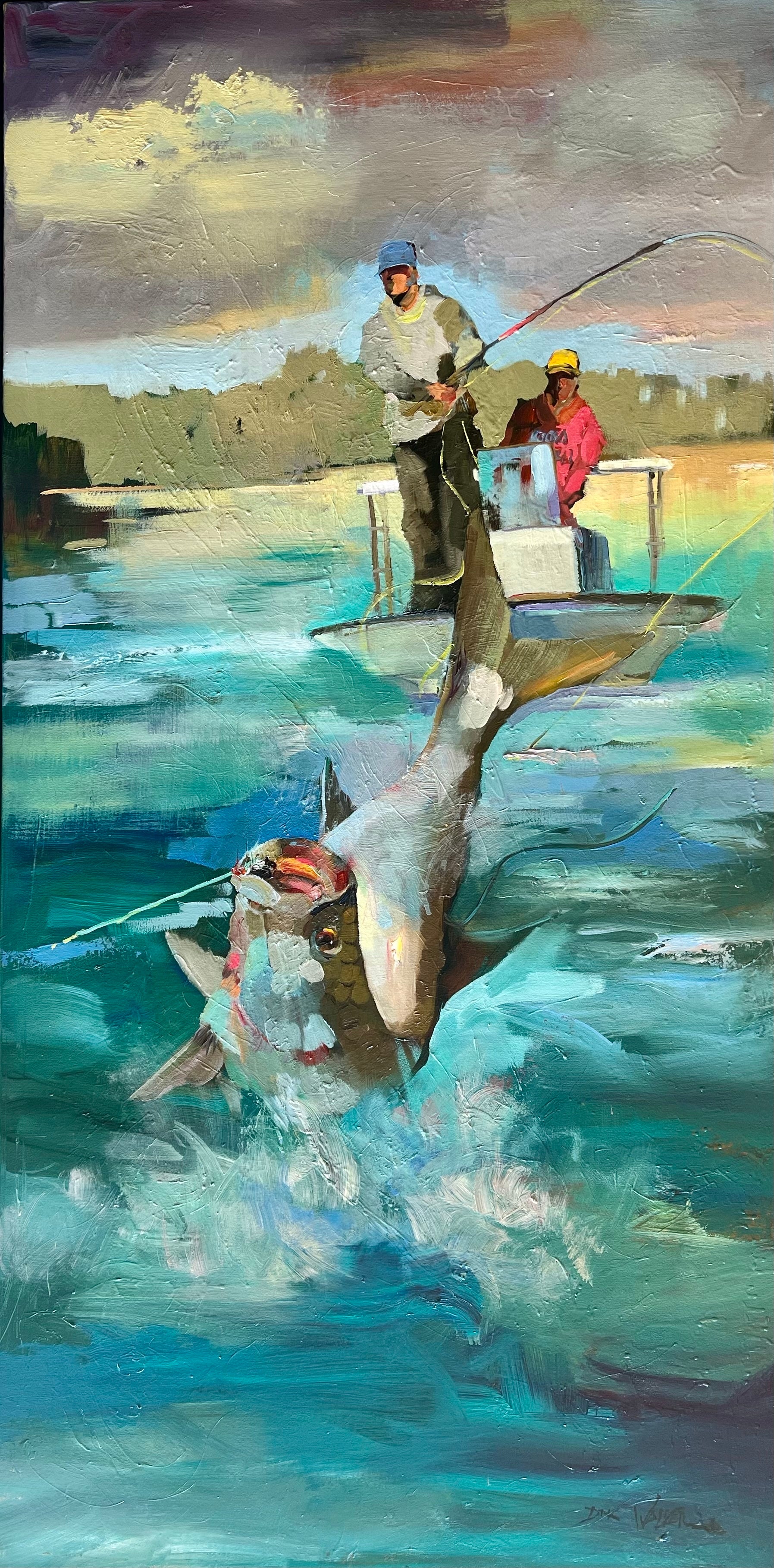 Watch your drag ! Tarpon | Dirk Walker Fine Art