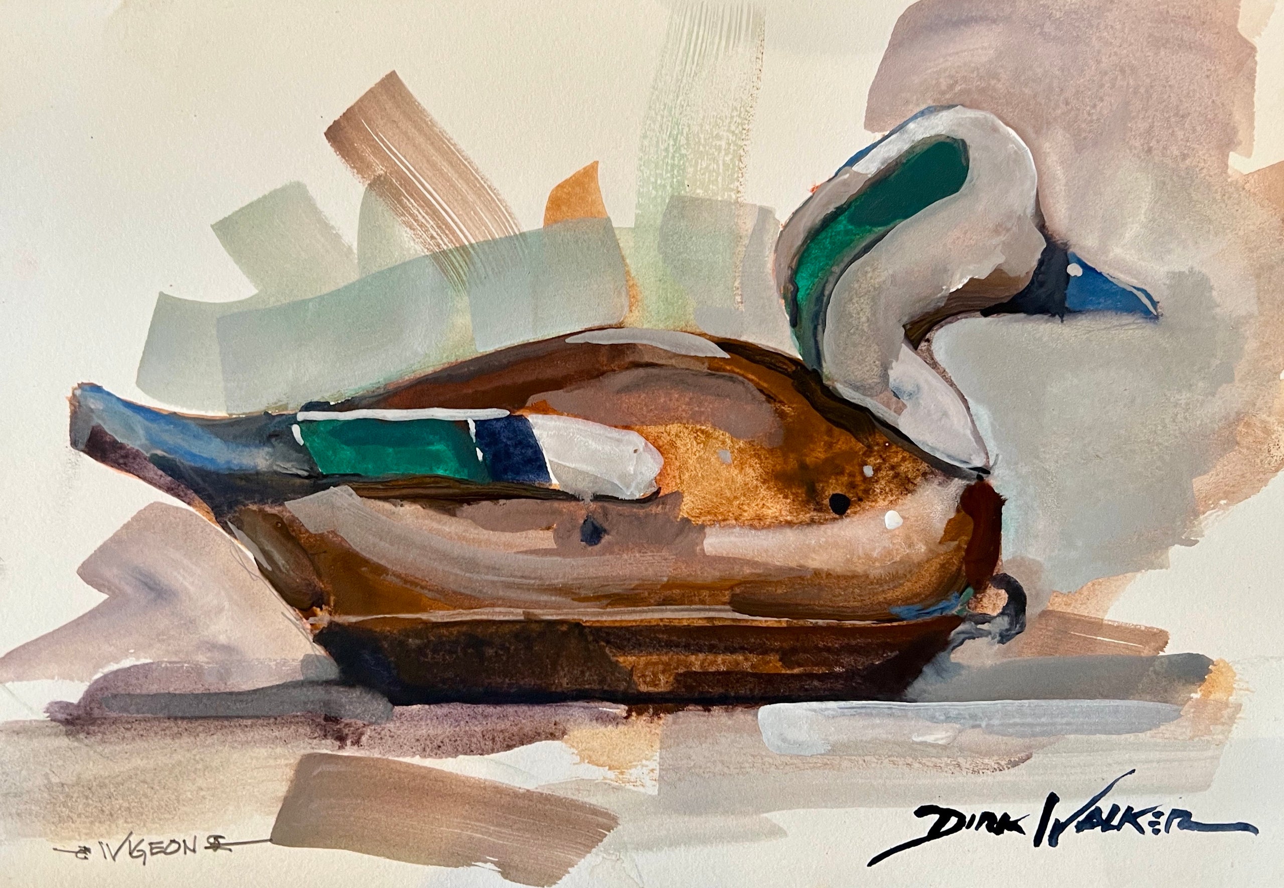 Wigeon Duck Decoy | Dirk Walker Fine Art