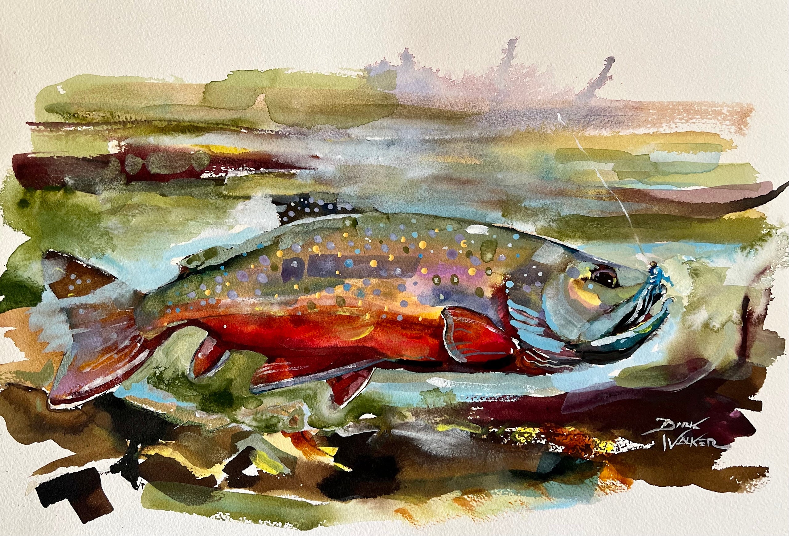 " Fish On !" | Dirk Walker Fine Art