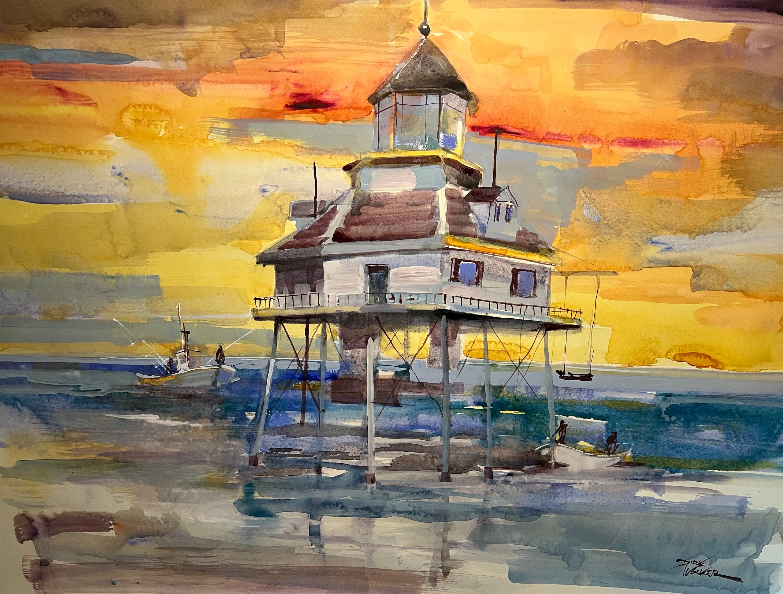Mobile Bay Lighthouse | Dirk Walker Fine Art
